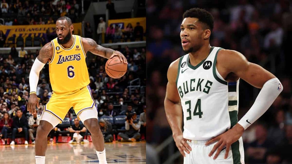 LeBron James y Giannis Antetokounmpo lideran una vez más las votaciones del All-Star Game ...